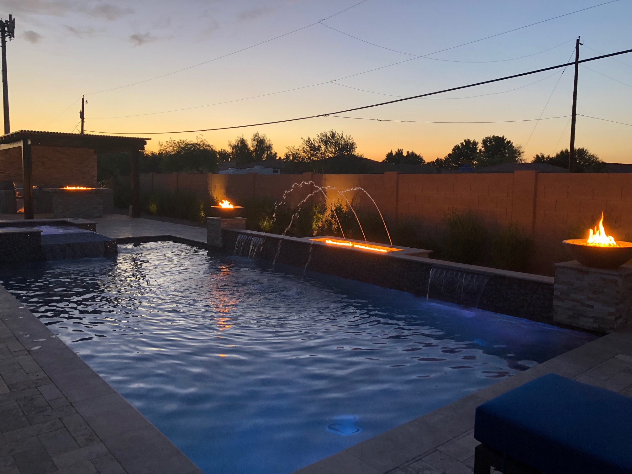 Swimming Pool Slides & Waterfalls in Phoenix, AZ | Pool Slides in Tempe ...