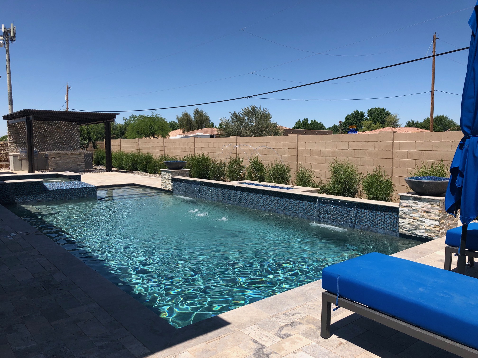 Swimming Pool Slides & Waterfalls in Phoenix, AZ | Pool Slides in Tempe ...